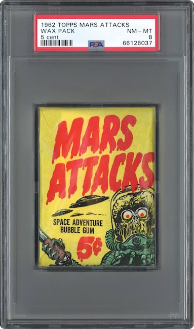 From Mars Attacks Cards 1962